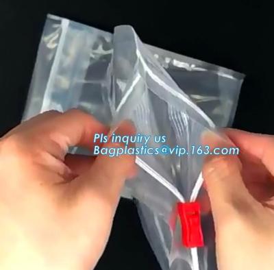 China Promotional PVC Toiletry bag with zipper and slider, OEM logo slider zip lock bags, 5 lb 10lb 15lb 20lb 25lb Plastic Sta for sale