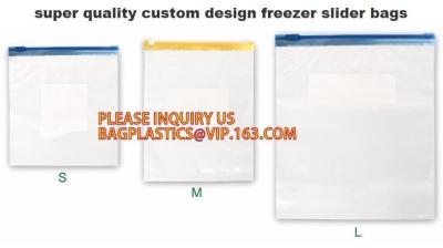 China Christmas Snowman Gift Plastic k Bag, LDPE resealable reusable freezer k slider bags/reusable food packaging for sale