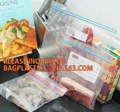 China Merchandise Bags zipper transparent pure color bag, FDA Color zipper sandwich reclosable bag, k bag with double co for sale
