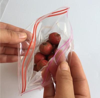 China Vacuum  Storage Bags Double Zipper Sandwich bags, Food Packaging Plastic Sealed Zip Lock Bags for Storage, bagplas for sale