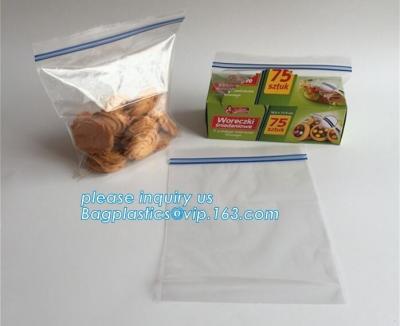 China Printed food custom pe  bag with logo, zipper/zip/k/ bags houseware/medicine/food/clothes bags 2016 wh for sale