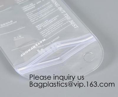 China Personalized Transparent Waterproof PVC Plastic Wet Underwear k Packing Bag,Simple Design Pvc Makeup Bag Women Zip for sale