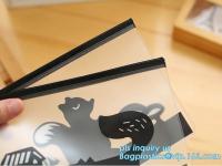 China For Document or Swimwear pp plastic zip lock bag, zipper frosted PVC underwear packaging bag, slider k waterproof for sale
