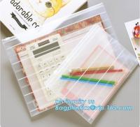 China Frosted EVA cloth storage bag ladies large capacity custom foldable slider zipper plastic, Slider zipper bags plastic ba for sale
