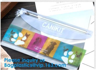 China ECO Zipper Lock Slider Bag/Resealable PVC Slider Zip Poly Bag,Databundles Packing Bag,Transparent Plastic Zipper Bag Pou for sale