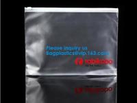 China Water Proof Clear Pvc Slider Plastic Zipper Bag Resealable Zip Lock Packing Poly Bags Plastic Document Bags for sale