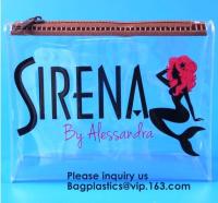 China Clear Vinyl Slider Bags/ PVC EVA Zipper Bag,Clothes Packaging Suited Frosted PVC/EVA Vinyl Slider Top Zipper Bag For Swi for sale