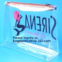 China Clear Vinyl Slider Bags/ PVC EVA Zipper Bag,Clothes Packaging Suited Frosted PVC/EVA Vinyl Slider Top Zipper Bag For Swi for sale