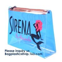 China Clear Vinyl Slider Bags/ PVC EVA Zipper Bag,Clothes Packaging Suited Frosted PVC/EVA Vinyl Slider Top Zipper Bag For Swi for sale
