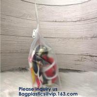 China Slider Zipper Pvc Pouch Clear Vinyl Pvc k Bag,Package Vinyl Transparent Pvc Bag Cosmetic Packing Bagease for sale