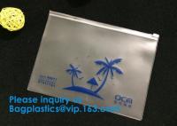 China PVC Slider Frosted Zipper Bag ,Plastic Packing Bag With Zipper, Resealable Poly Bags,Slider Zipper Bag Clear Pvc Packagi for sale
