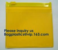 China Slider Zip Lock Grip Seal Custom Size Logo PVC Slider Closure Mat Zipper Bag Socks Sealing Poly Bags bagease bagplastics for sale