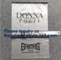 China k Plastic Bags Packaging Custom Clear Poly Pvc Slider Zipper Bag, Standup Cosmetics Packaging PVC Slider Bag for sale