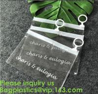 China Pouch Slider Plastic Zipper Folder PVC Clear Cosmetic Bag Pencil Pen Packaging Bag,Pvc k Bag For File And Document for sale