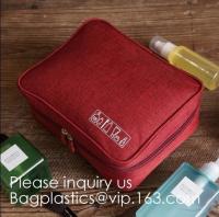 China Cosmetic Pouch Handbag Toiletry Bag Barrel Shaped Travel Cosmetic Bag Round Drawstring Makeup Organizer Storage Bag for sale