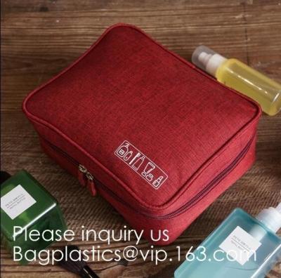 China Cosmetic Pouch Handbag Toiletry Bag Barrel Shaped Travel Cosmetic Bag Round Drawstring Makeup Organizer Storage Bag for sale