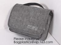 China Cotton Canvas Cosmetic Bag Makeup Personalized Plain Blank Canvas Makeup Bag,Toiletry Bag Travel Makeup Bags, bagease for sale