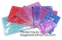 China Best Seller Waterproof Cosmetic k Bubble Bag/Custom Printing PVC Bubble Mailer With Zipper, bagease, bagplastics for sale