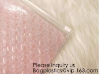China Best Seller Waterproof Cosmetic k Bubble Bag/Custom Printing PVC Bubble Mailer With Zipper, bagease, bagplastics for sale