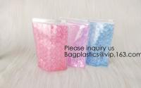 China Colored PVC Film Bubble Bag/Special PVC k Bubble Bag/New Material Bubble Mailer With Zipper, bagease, bagplastics for sale