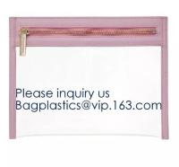 China Environmental Colourful PVC k Packaging Bag Laser Shinny Holographic Makeup Bag PVC Cosmetic Bag PVC Pouch bagease for sale