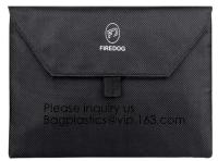 China Fireproof Document Bag Silicone Coated Fire Resistant Money Bag Fireproof Safe Storage Bag,Cash Bag,Money bag, security for sale