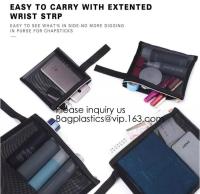 China Zipper Mesh Bags, Pack of 4 (S/M/L & Pencil Pouch), Beauty Makeup Cosmetic Accessories Organizer, Travel Toiletry Kit Se for sale
