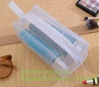 China Portable Waterproof Travel Makeup Organizer Bags,Mesh Transparent Design Toiletry Bag for Women Toiletry Bag Makeup Bag for sale