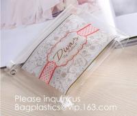 China Multi-Purpose Water Resisitant Clear PVC Organizer Bag Pouch with Zipper Closure,Document File Bill Zipper Bag Pencil Po for sale