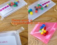 China wholesaler school stationery plastic soft pvc clear colored pencil bags with cheap price for sale