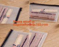 China Promotion Custom Clear PVC Vinyl Plastic Zipper Pencil Bag, popular students custom plastic zipper pvc pencil bag for sale