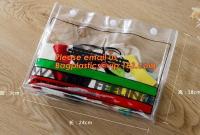 China clear pvc pencil bag/k plastic clear pvc pencil case/custom color plastic pencil bag for sale