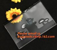 China Popular Universal Plastic School Pencil Pouch bag, Custom transparent pvc plastic pencil bag with zip for sale