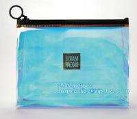 China EVA Plastic Personal Care Packaging Slider Bags, cosmetic pvc bag with slide industrial plastic bags, PVC / EVA / TPU zi for sale