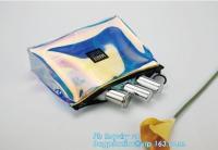 China Stand up clear/transparent cosmetic PVC zipper bag/pouch, Eva Clothing Packaging Plastic Clear Zipper Bag With Slider for sale