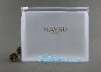 China Stores plastic pe slider zip lock bag, clothing packaging bag with zipper/clothes packaging bags/PVC slider bag for sale