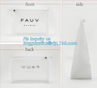 China Portable Clear PVC Slider Zipper Cosmetic Makeup Bag, Water proof slider pvc toiletry bag vinyl beachwear cosmetic bag for sale