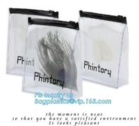 China eco-friendly clear vinvyl pvc slider zip bags k bag, slider zipper bag plastic bag with zipper/pvc zipper lock sli for sale