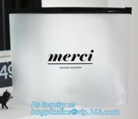 China Summer Kit Frosted k Bag Slider Zipper Bag, underware packing PE material slider zipper bag, slider zipper pvc bag for sale
