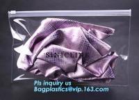 China Summer Kit Frosted k Bag Slider Zipper Bag, underware packing PE material slider zipper bag, slider zipper pvc bag for sale