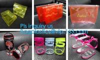 China translucent plastic PVC slider bags frosted EVA zipper packaging bag, PVC slider zipper bag plastic bag with zipper rese for sale