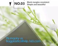China Slider zipper Plastic bag for file bag, clothing packaging bag with zipper/clothes packaging bags/PVC slider bag for sale