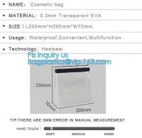 China fashion thick clear retail custom printed pvc slider zipper bag, mini plastic zipper cosmetic slider zip bags with print for sale