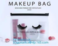 China Slider Packaging waterproof promotion Zipper bag, Sinicline pvc mini plastic zipper cosmetic slider zip bags with print for sale