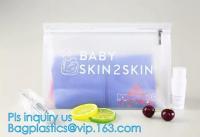 China PVC Stationery ruler set packaging bag with slider, fabric slider zip bags, slider PVC cosmetic bag,pencil bag for sale