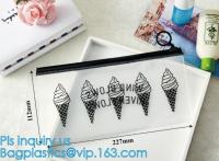 China A4 file bag slider zipper envelope slider closure bag, Swimwear Packaging With Slider Zipper Closure PVC Bikini Bag, pac for sale