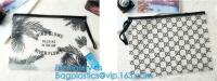 China swimwear packaging bags, slider zipper pvc pouch glitter clear plastic vinly k bag, biodegradable pvc plastic slid for sale