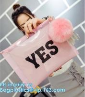 China plastic slider zipper frosted PVC document bag, slider zipper frosted pvc bag garment packing with slider, Pouch Clear P for sale