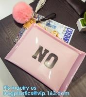 China Custom Printed Slider Pe Zip Lock Clothing Bags With Logo, frosted plastic pvc zip lock document bag, Standup Cosmetic P for sale
