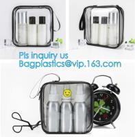 China Clear Carry On Travel Toiletry Bag PVC Travel Cosmetic Makeup Bag, Outdoor travel solid durable transparent PVC zipper b for sale